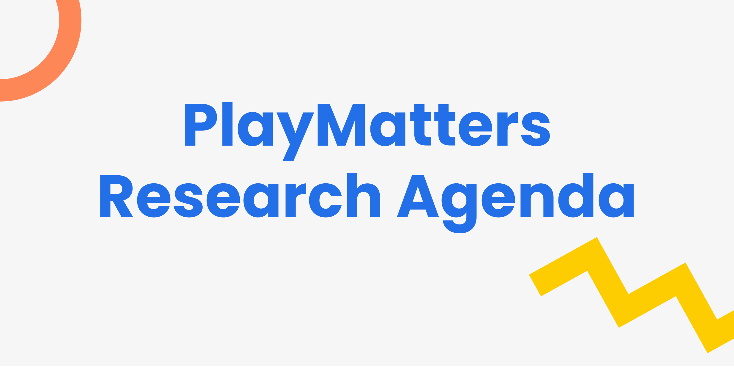 Publications | PlayMatters